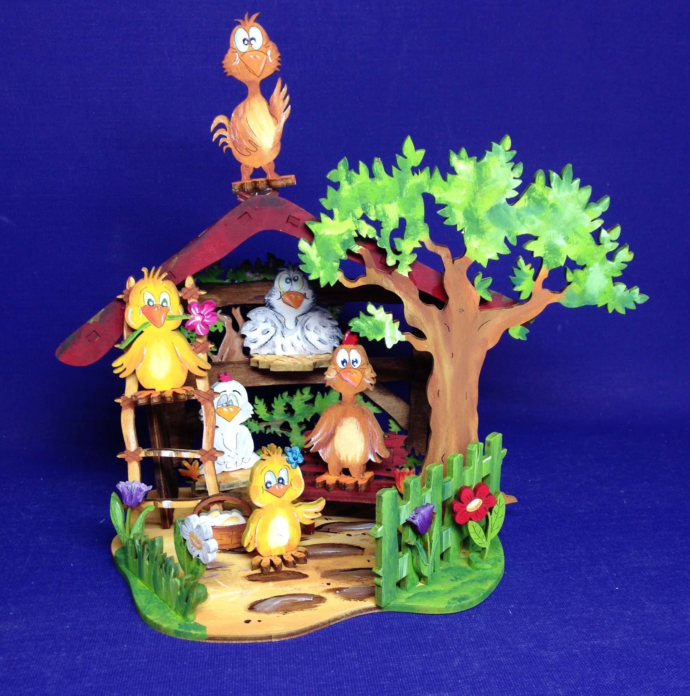 Bastelset aus Holz, Türschild aus Holz, Osterdekoration basteln - Bastelset aus Holz ...