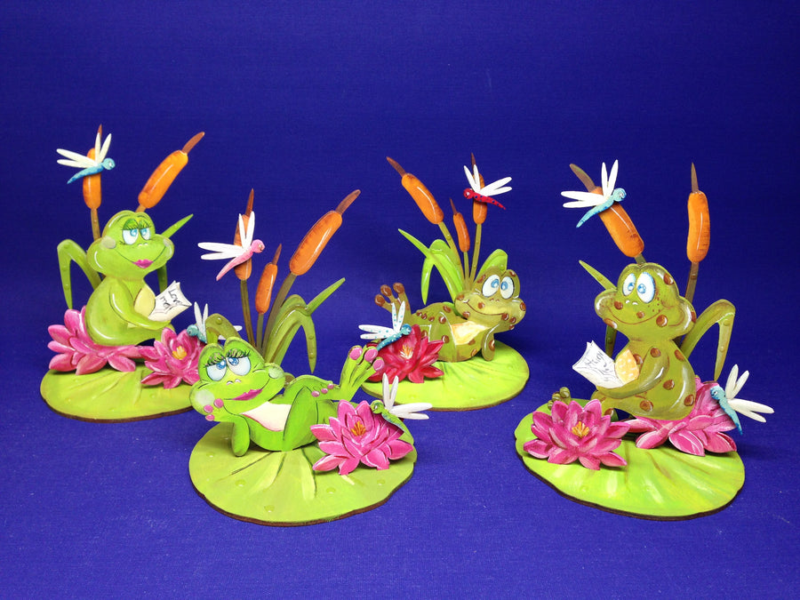 Froschzubehör, Frösche aus Holz, Frosch aus Holz - Bastelset aus Holz ...